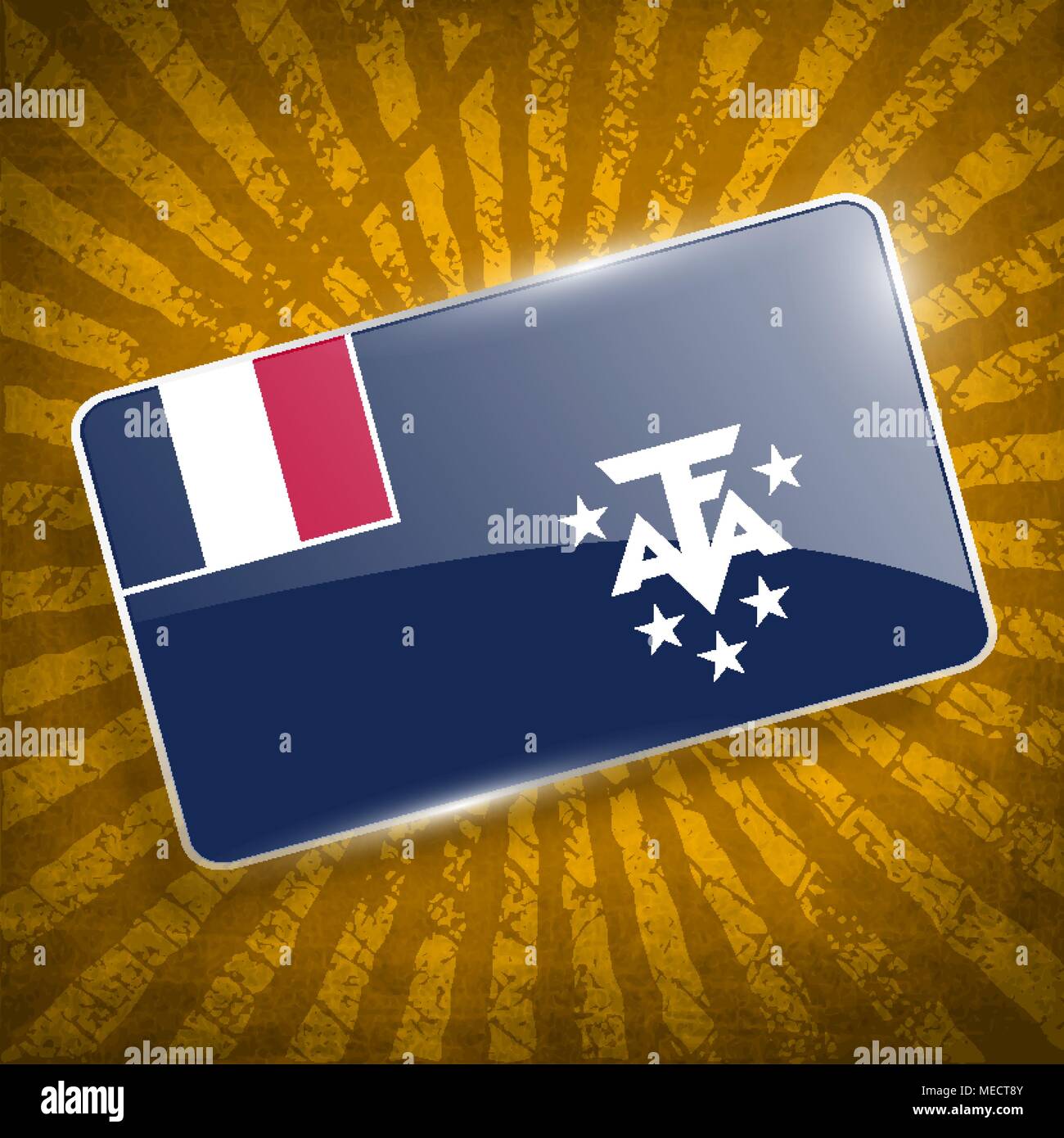 French Southern And Antarctic Lands Flag