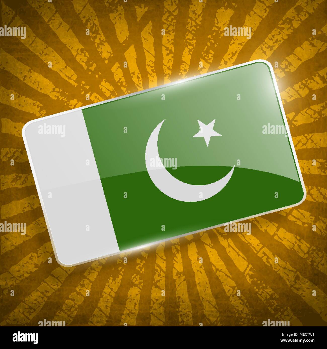 Old pakistan flag Stock Vector Images - Alamy