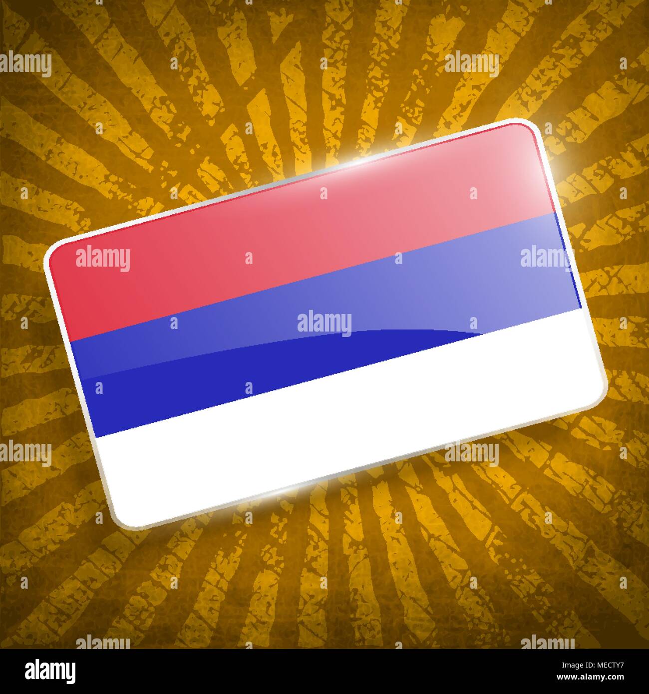 Flag of with old texture. Vector illustration Stock Vector Image & Art ...