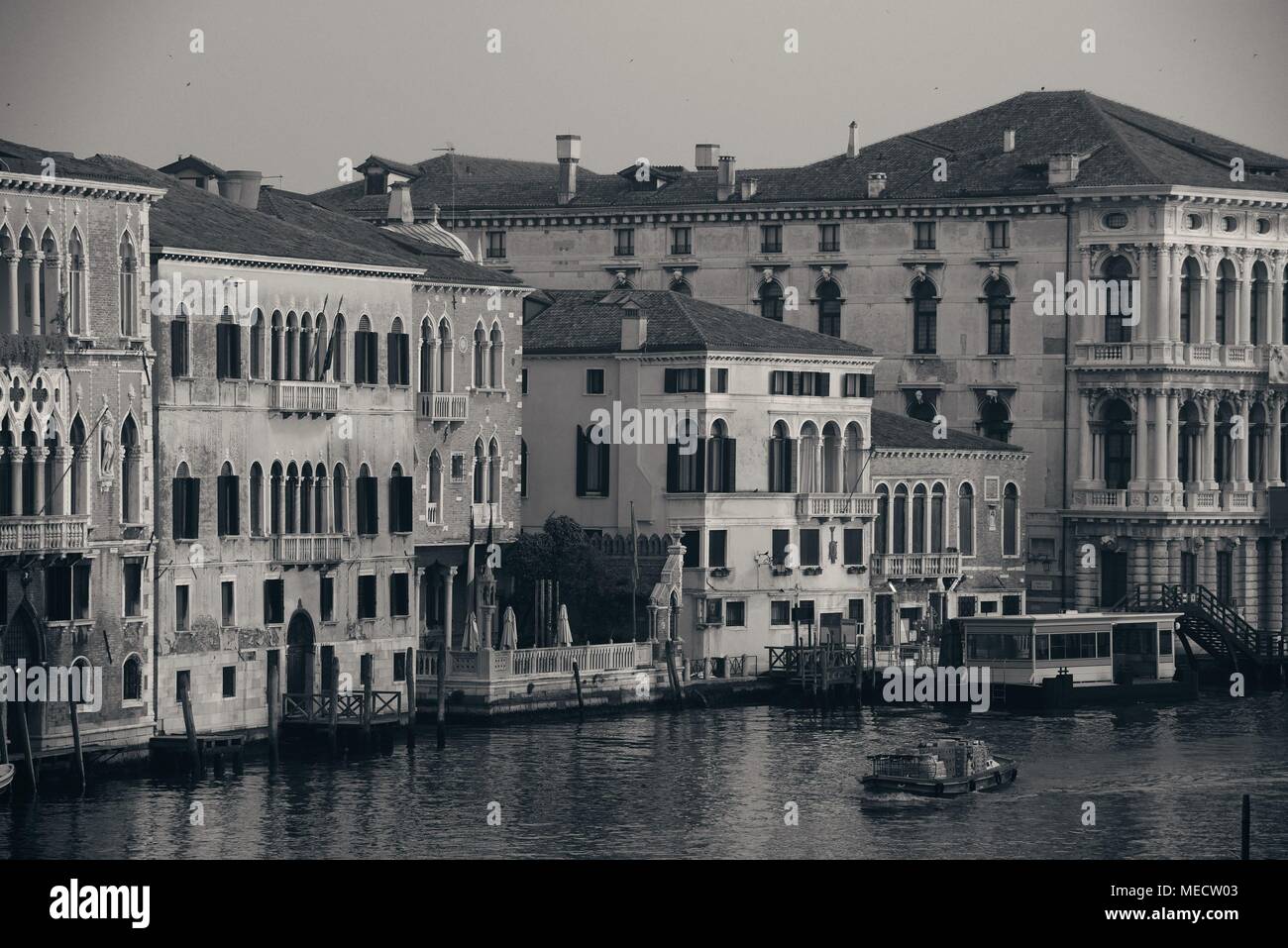 Venice grand canal view with historical buildings. Italy Stock Photo ...