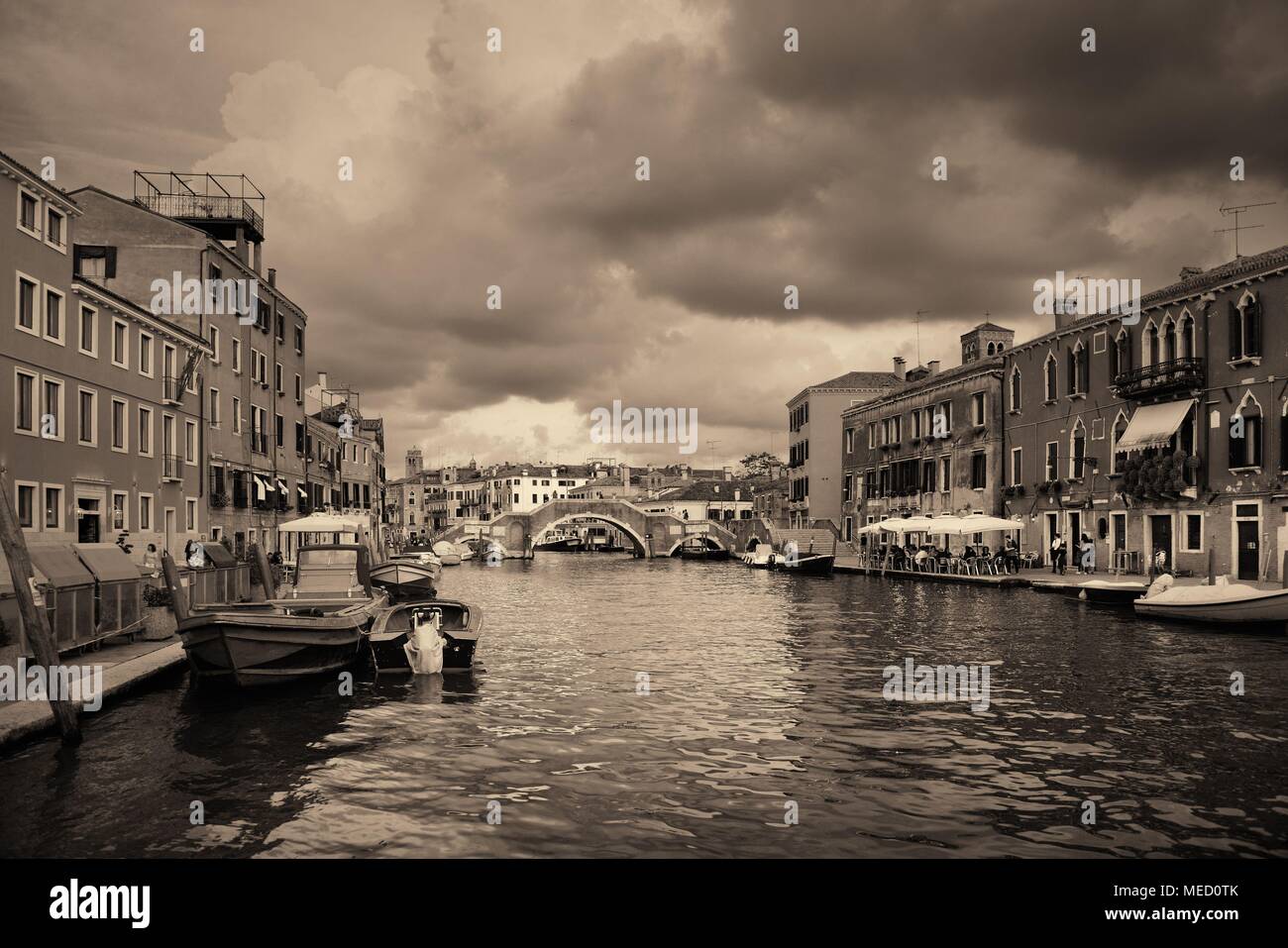 Venice grand canal view with historical buildings. Italy Stock Photo ...