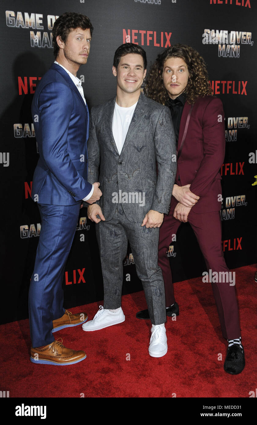 Film Premiere of 'Game Over, Man!' - Arrivals Featuring: Anders Hold ...