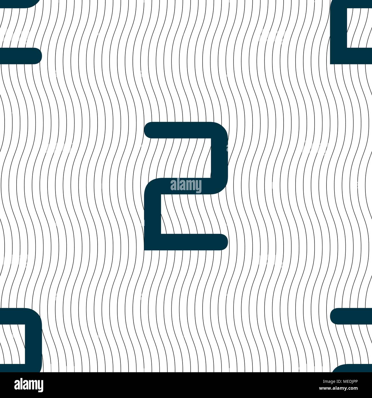 Second place award sign. Winner symbol. Step two.. Seamless pattern ...