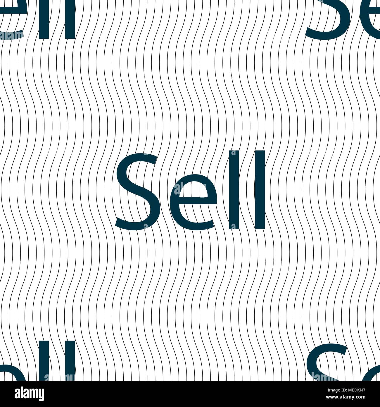 Sell sign icon. Contributor earnings button. Seamless pattern with ...