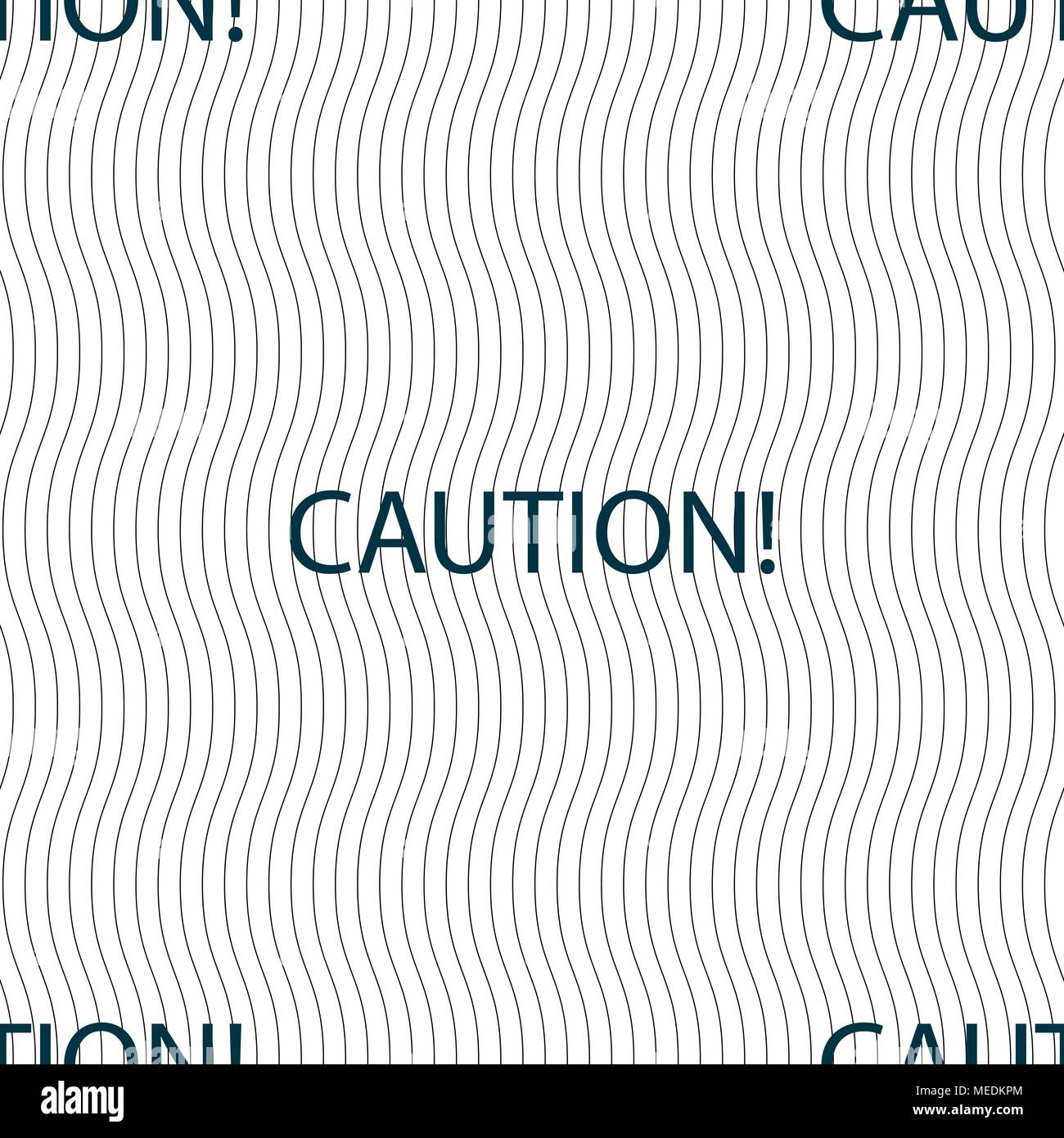 Attention caution sign icon. Exclamation mark. Hazard warning symbol ...