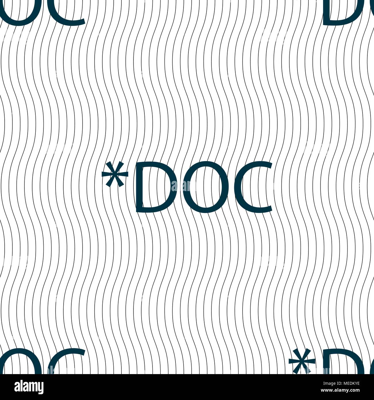 File document icon. Download doc button. Doc file extension symbol ...