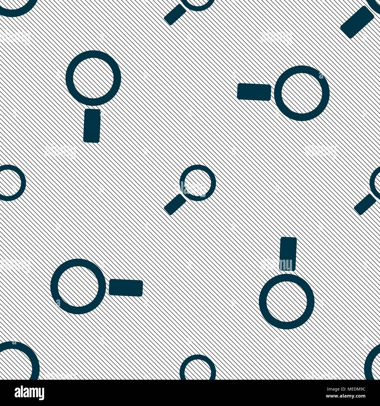 Magnifier glass sign icon. Zoom tool button. Navigation search symbol ...