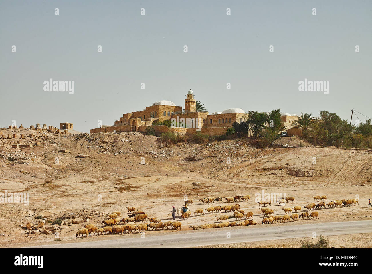 Nabi Musa, Tomb of the prophet Moses, near Jericho and Jerusalem in the ...