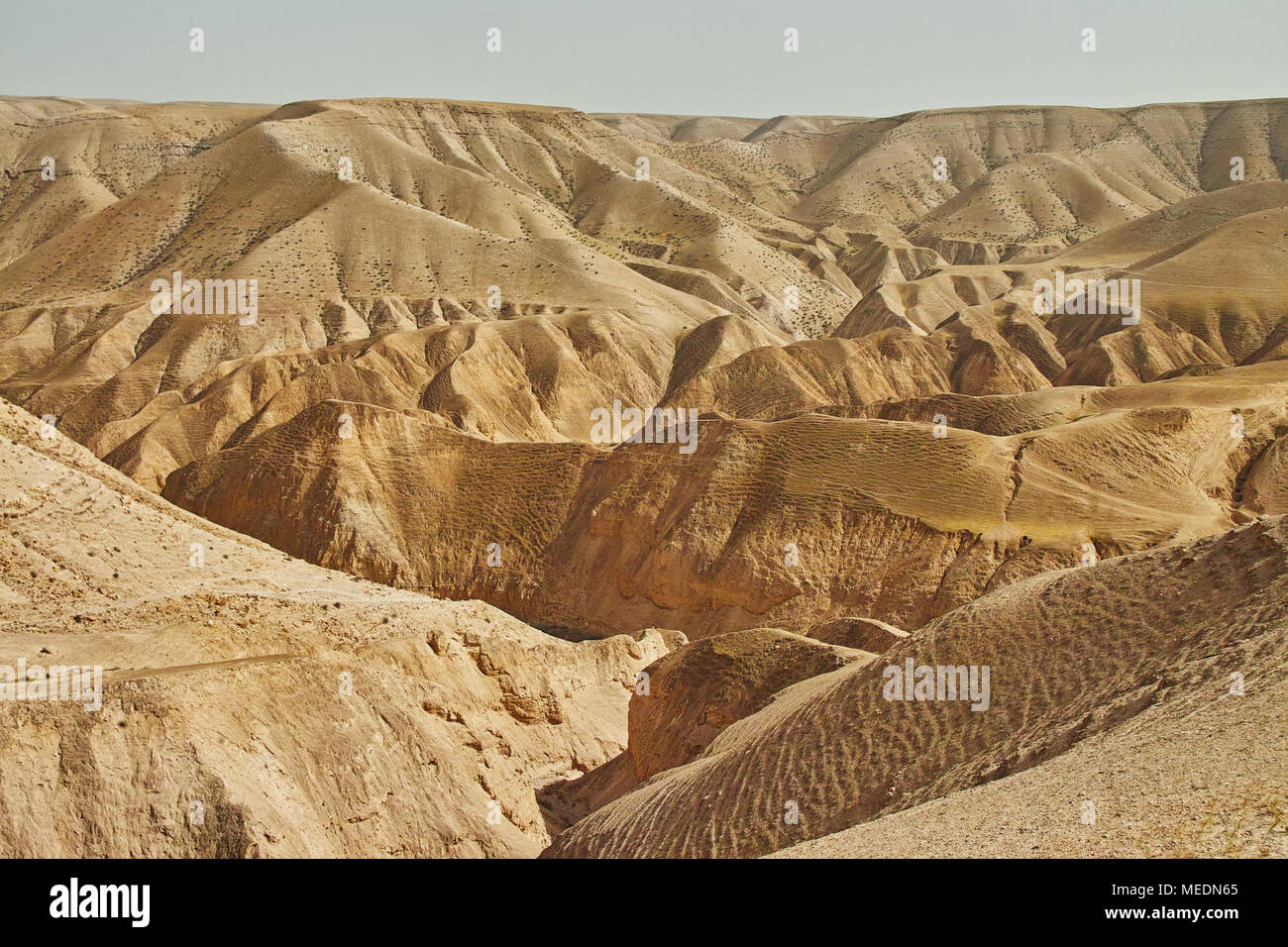 Judean desetr near Nabi Musa, Tomb of the prophet Moses, near Jericho ...