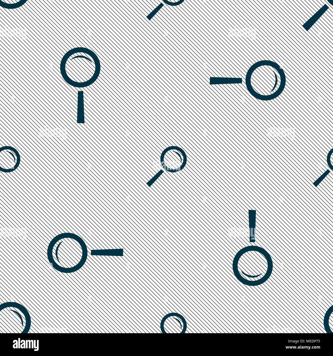 Magnifier glass sign icon. Zoom tool button. Navigation search symbol ...