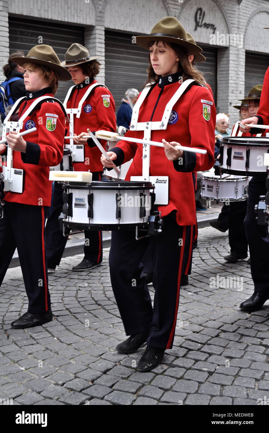 Bruges, Belgium. The Procession of the Holy Blood (Heilig ...