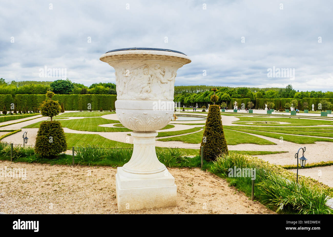 A Vase in the Garden of Versailles Palace Stock Photo - Alamy