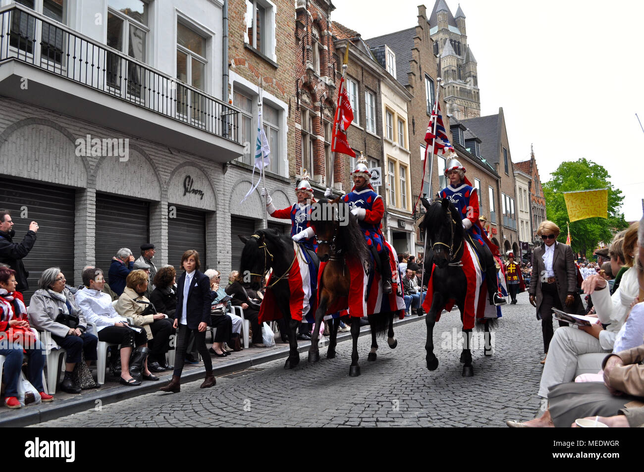 Bruges, Belgium. The Procession of the Holy Blood (Heilig ...