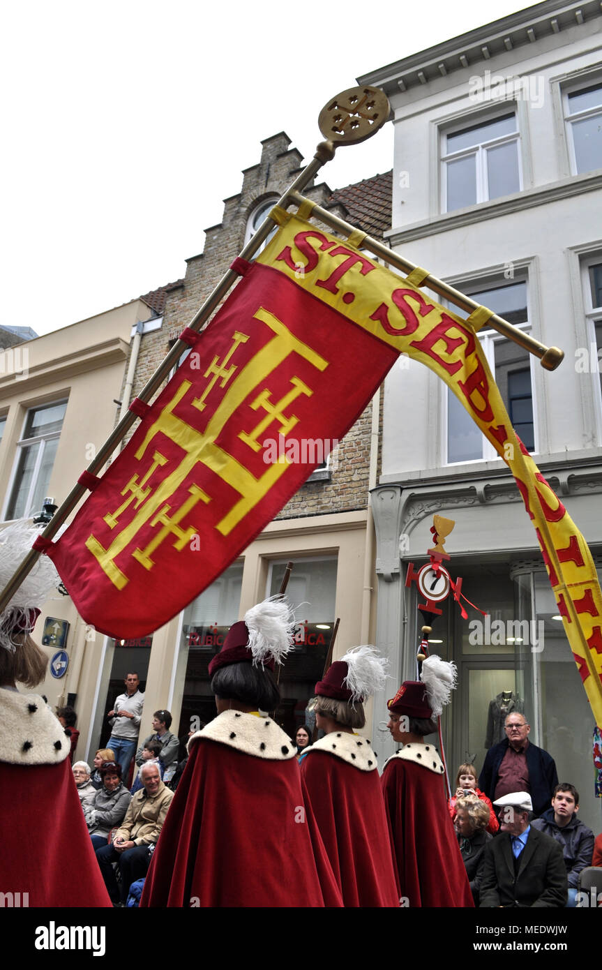 Bruges, Belgium. The Procession of the Holy Blood (Heilig ...