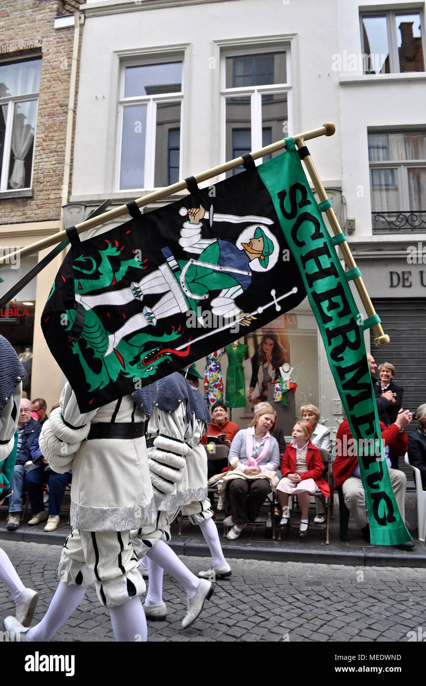 Bruges, Belgium. The Procession of the Holy Blood (Heilig ...