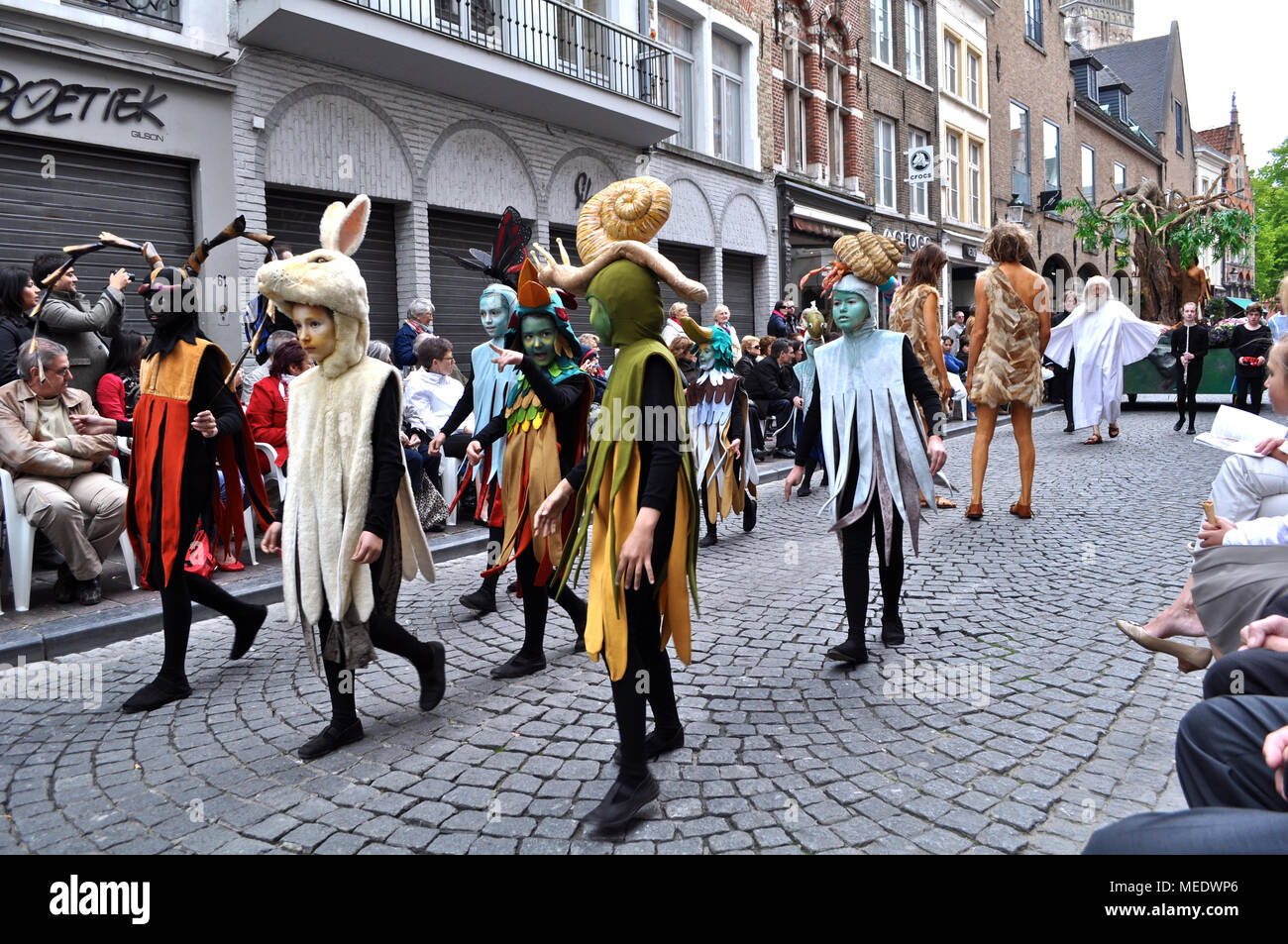 Bruges, Belgium. The Procession of the Holy Blood (Heilig ...