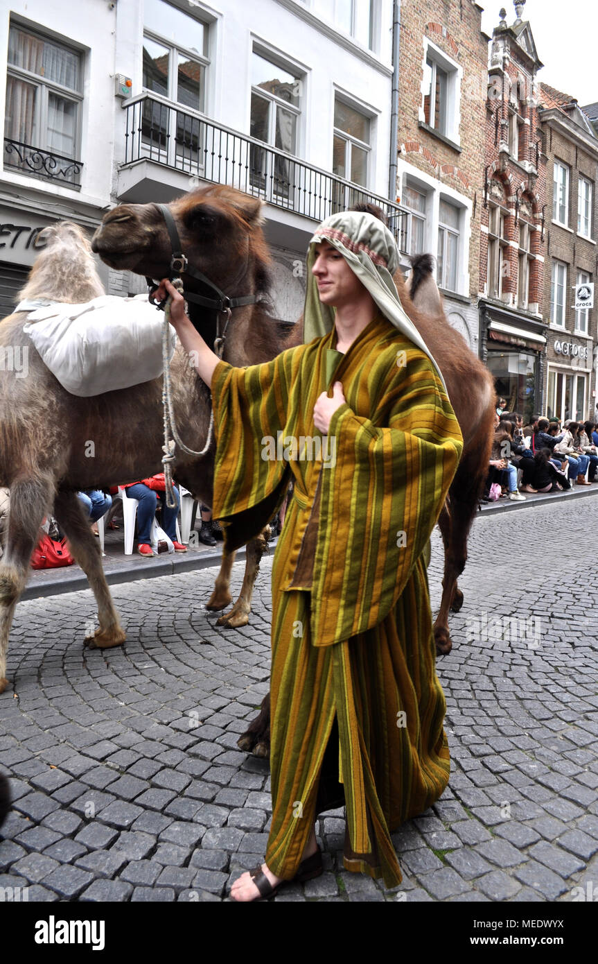 Bruges, Belgium. The Procession of the Holy Blood (Heilig ...
