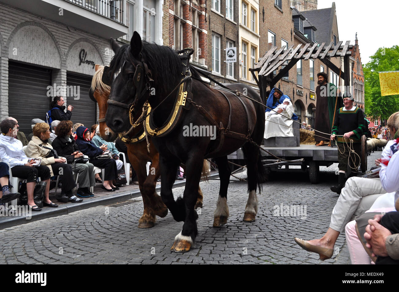 Bruges, Belgium. The Procession of the Holy Blood (Heilig ...