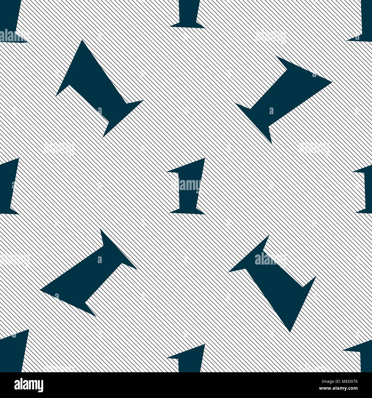 First place award sign. Winner symbol. Step one. Seamless pattern with ...