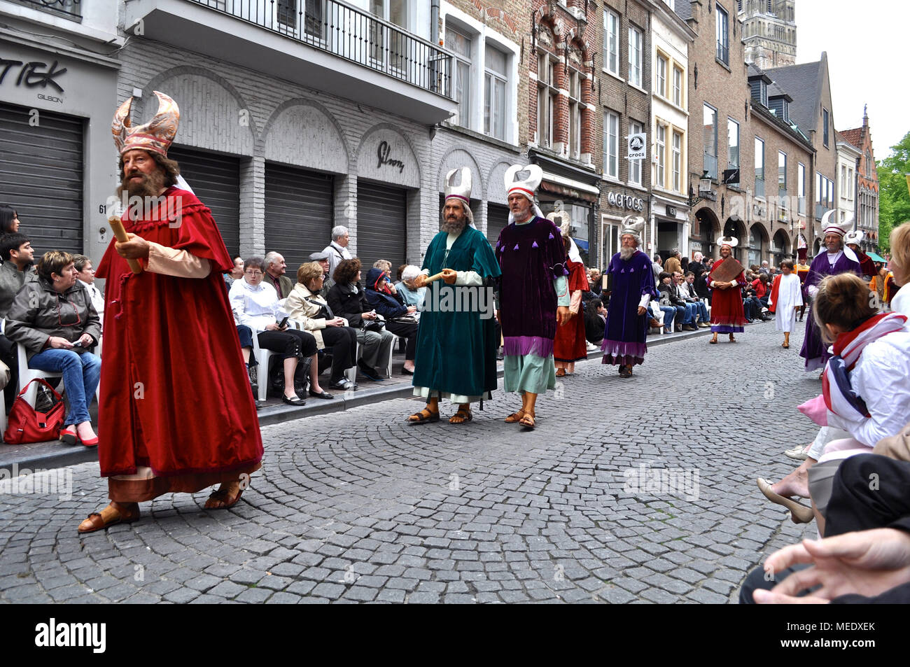 Bruges, Belgium. The Procession of the Holy Blood (Heilig ...