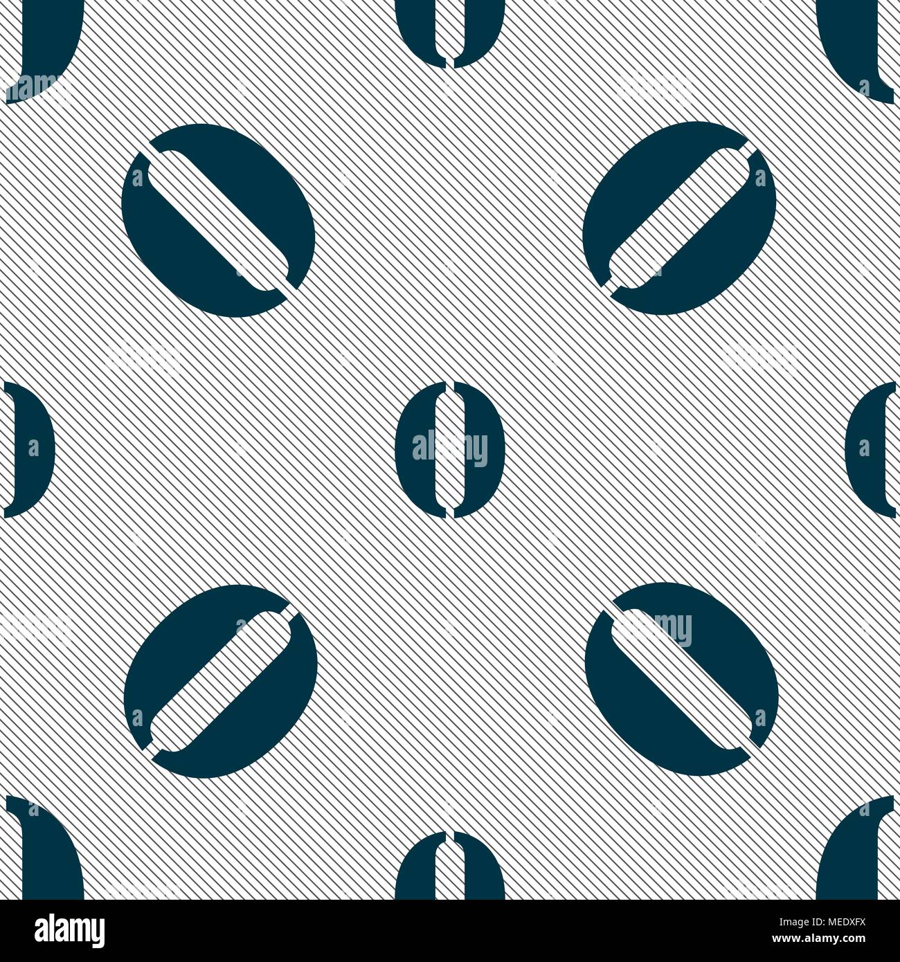 number zero icon sign. Seamless pattern with geometric texture. Vector ...