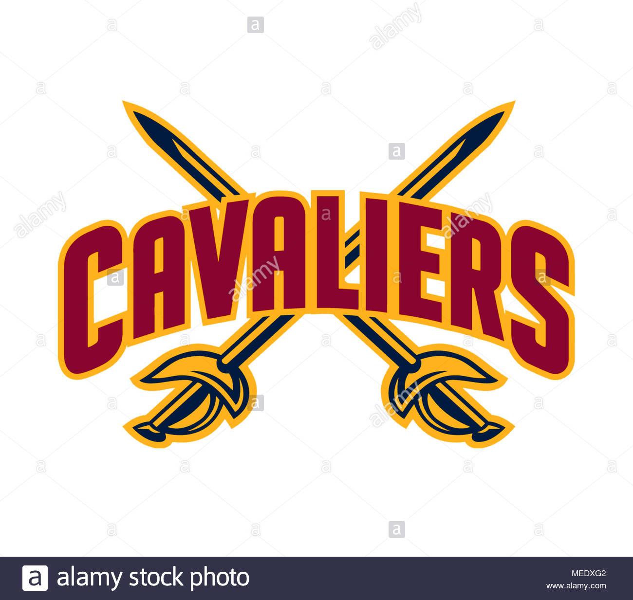 Cleveland Cavaliers Logo Symbol Icon Stock Photos & Cleveland Cavaliers ...