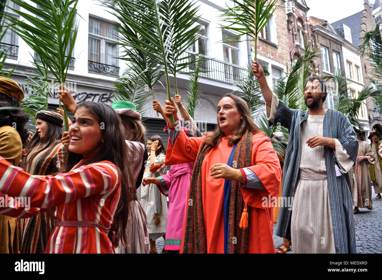 Bruges, Belgium. The Procession of the Holy Blood (Heilig ...