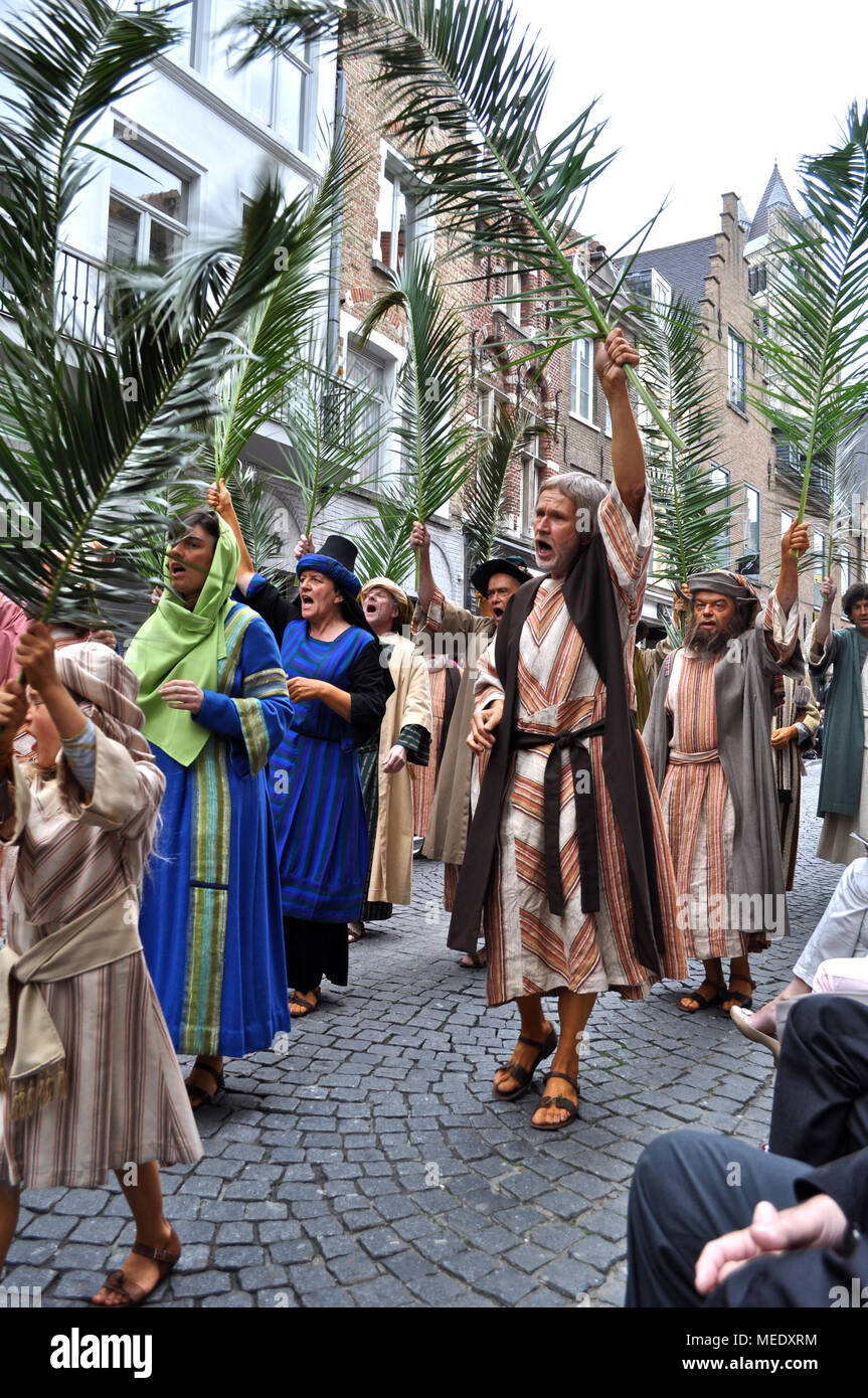 Bruges, Belgium. The Procession of the Holy Blood (Heilig ...