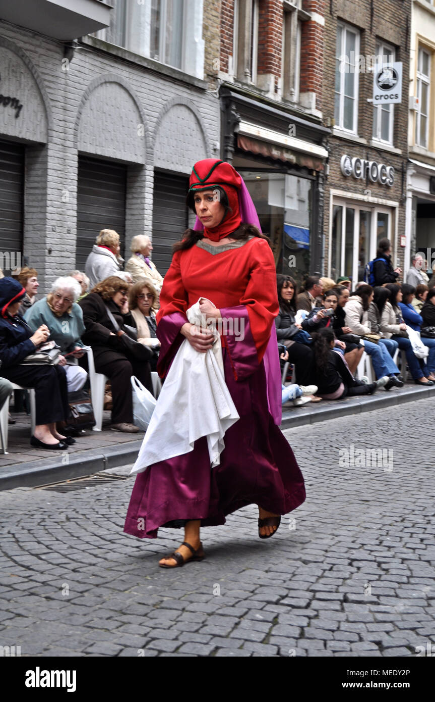 Bruges, Belgium. The Procession of the Holy Blood (Heilig ...