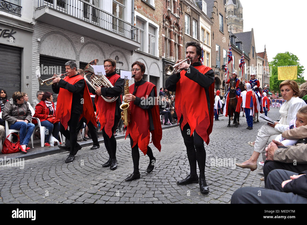 Bruges, Belgium. The Procession of the Holy Blood (Heilig ...