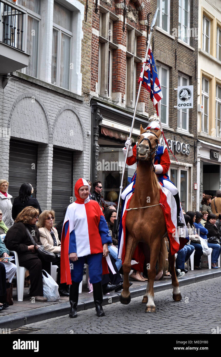Bruges, Belgium. The Procession of the Holy Blood (Heilig ...