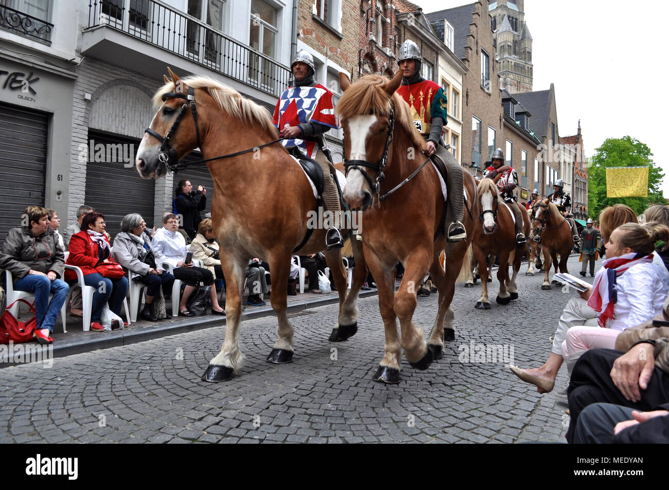 Bruges, Belgium. The Procession of the Holy Blood (Heilig ...