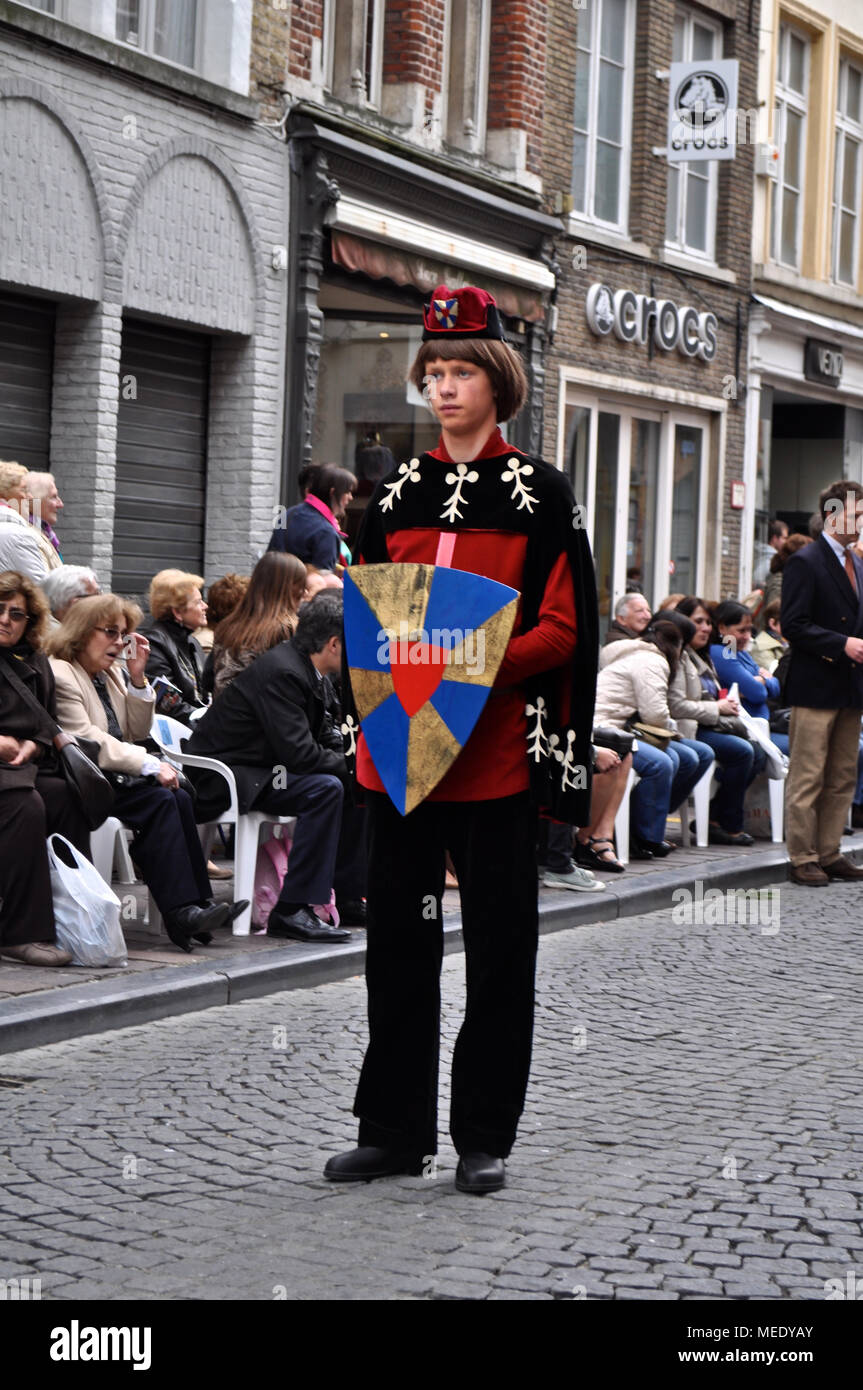 Bruges, Belgium. The Procession of the Holy Blood (Heilig ...