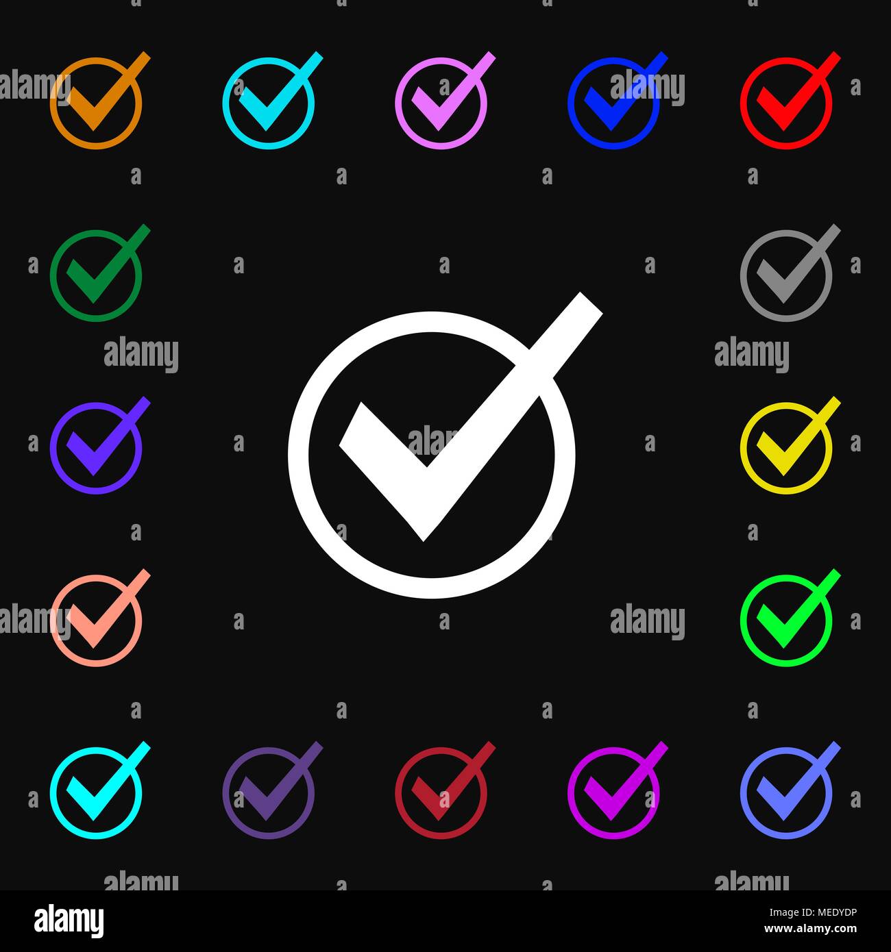 Approved form symbols hi-res stock photography and images - Alamy