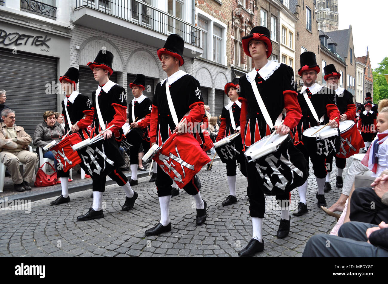 Bruges, Belgium. The Procession of the Holy Blood (Heilig ...