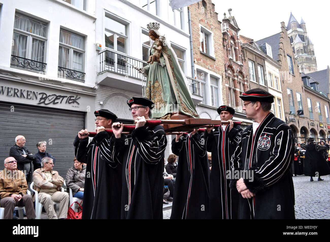 Bruges, Belgium. The Procession of the Holy Blood (Heilig ...