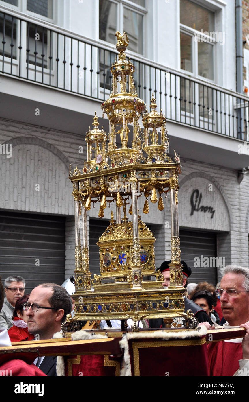 Bruges, Belgium. The Procession of the Holy Blood (Heilig ...