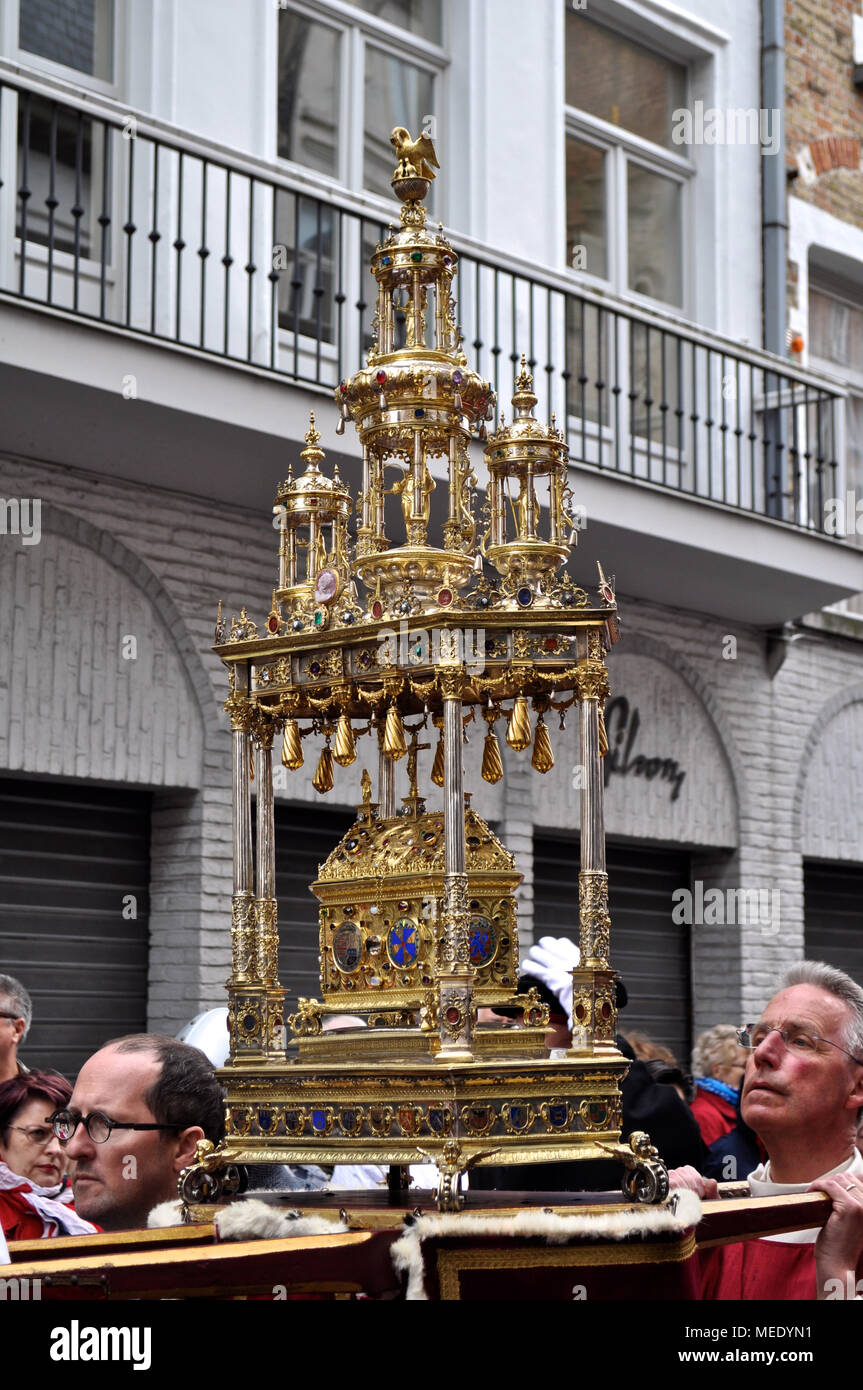 Bruges, Belgium. The Procession of the Holy Blood (Heilig ...