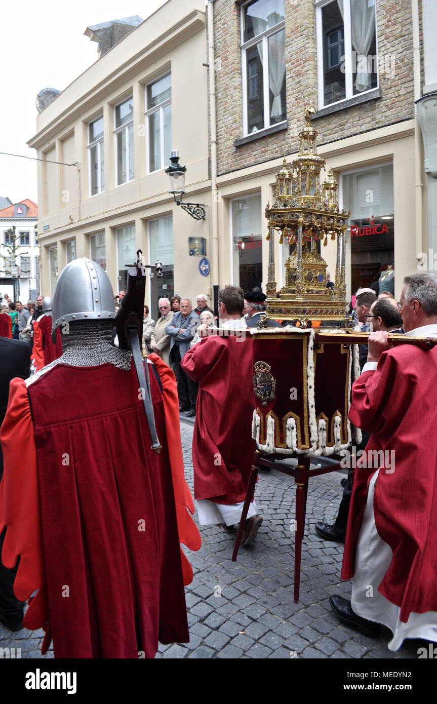 Bruges, Belgium. The Procession of the Holy Blood (Heilig ...