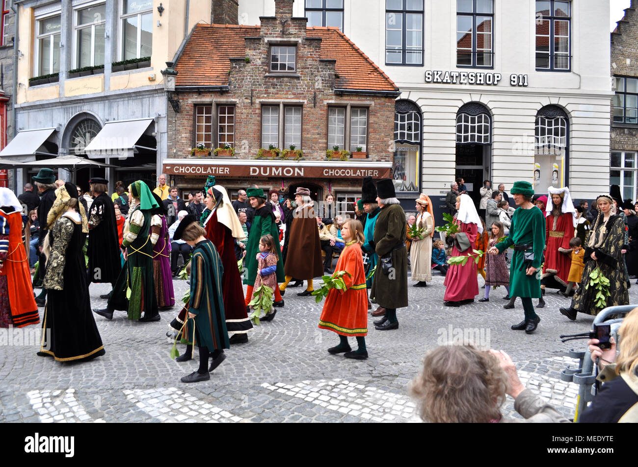 Bruges, Belgium. The Procession of the Holy Blood (Heilig ...