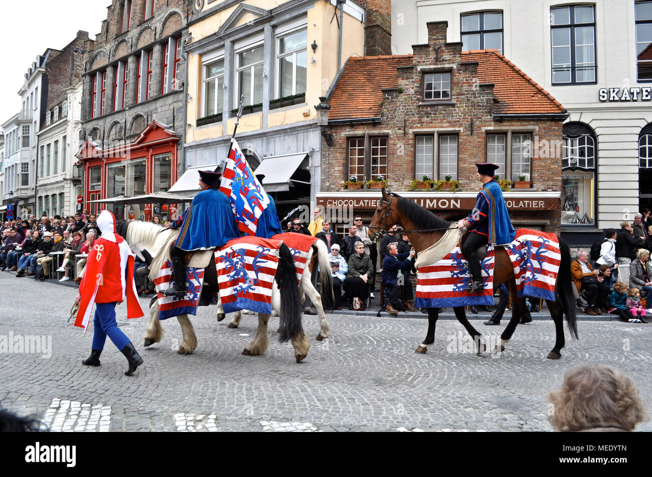Bruges, Belgium. The Procession of the Holy Blood (Heilig ...