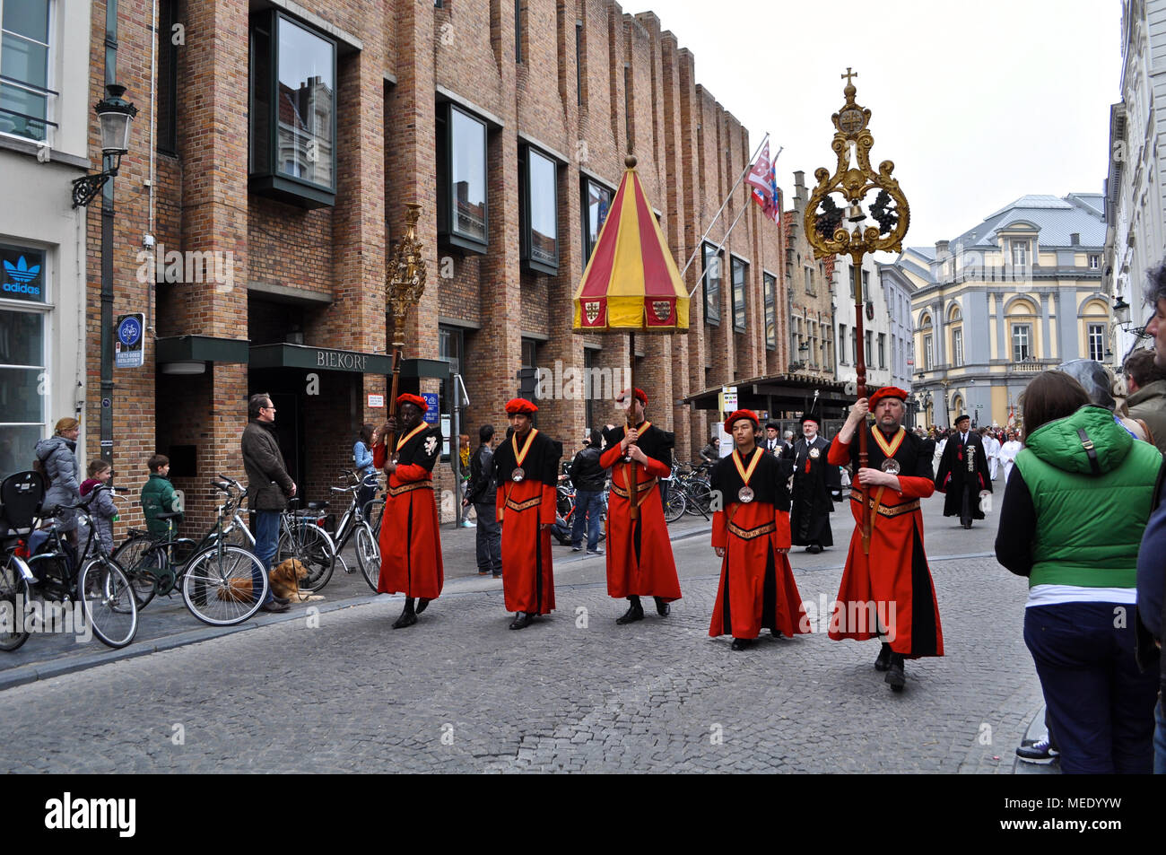Bruges, Belgium. The Procession of the Holy Blood (Heilig ...