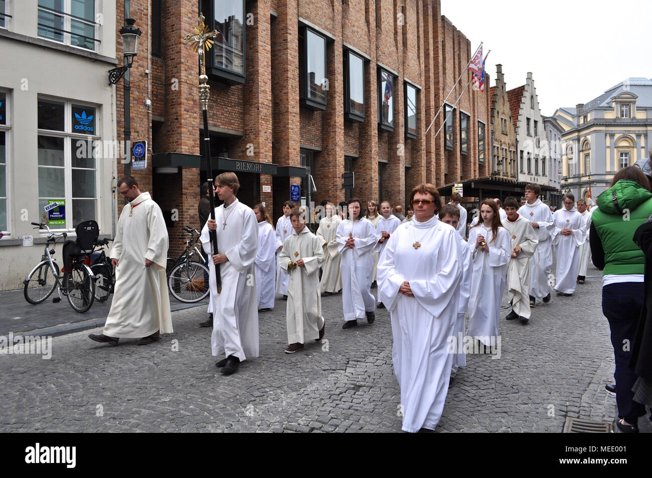Bruges, Belgium. The Procession of the Holy Blood (Heilig ...