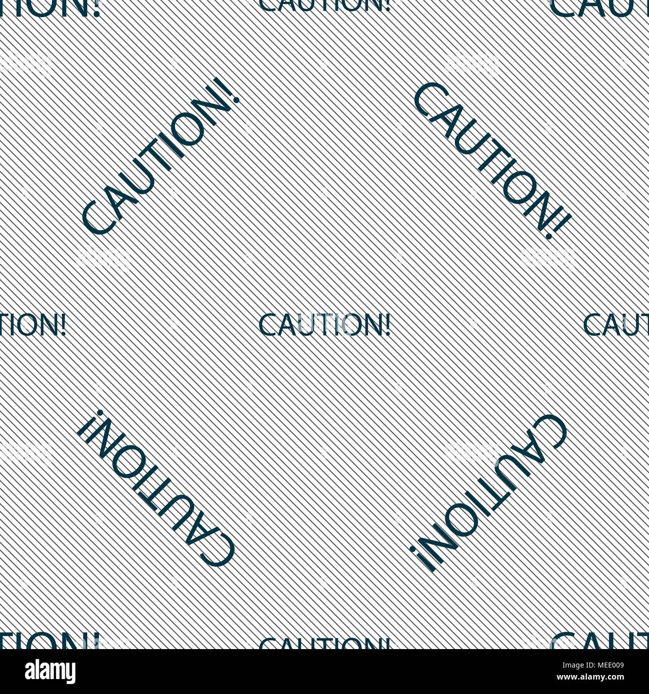 Attention caution sign icon. Exclamation mark. Hazard warning symbol ...
