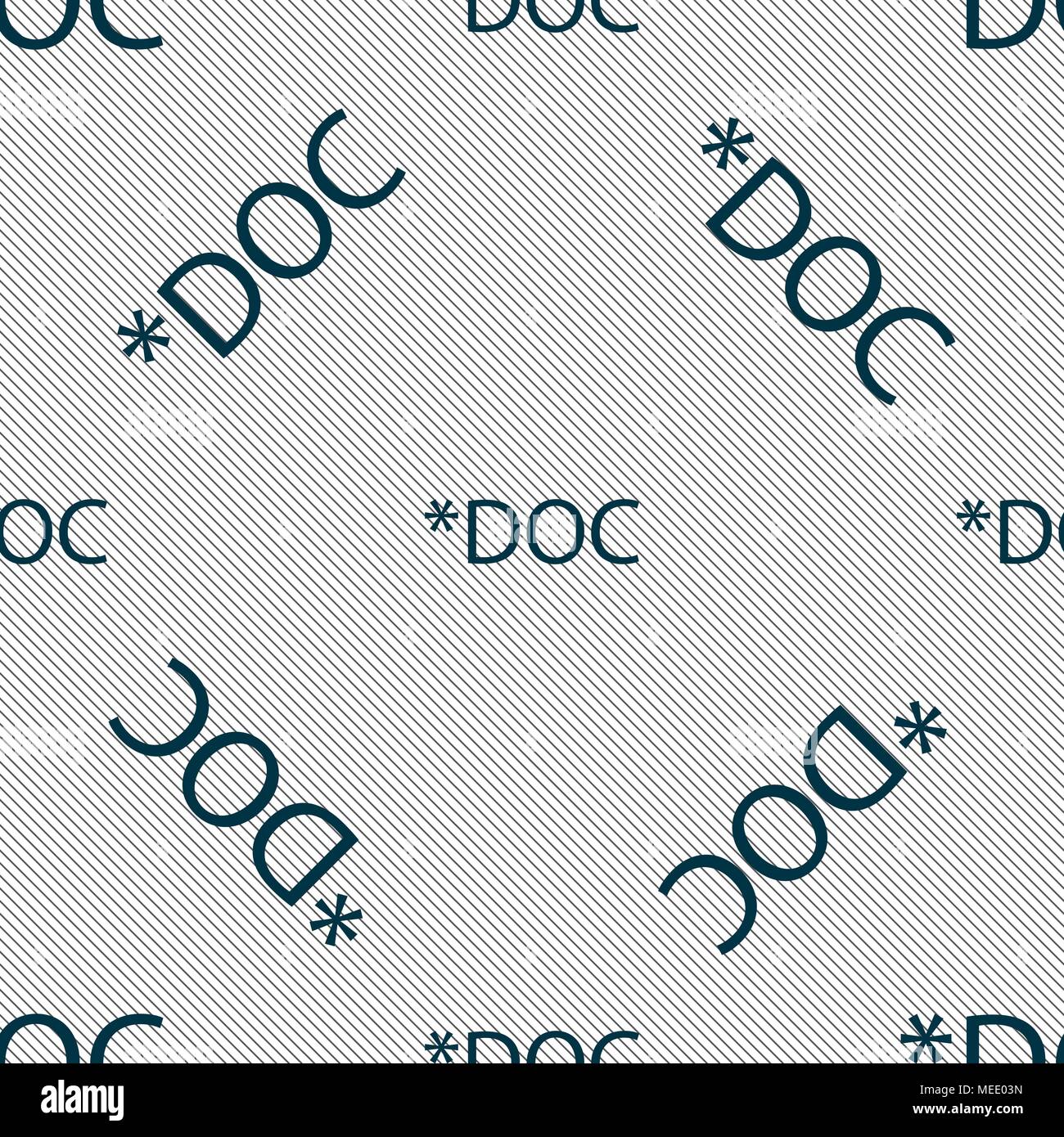 File document icon. Download doc button. Doc file extension symbol ...