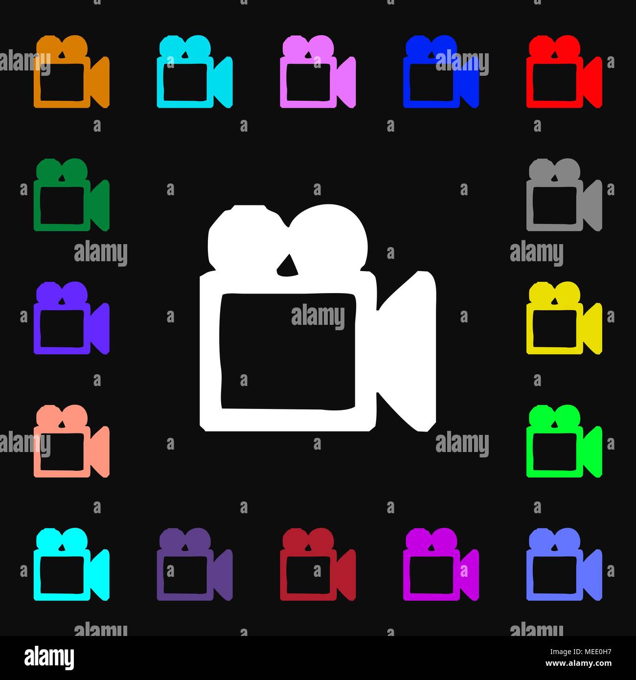 Videooperator vector vectors hi-res stock photography and images - Alamy