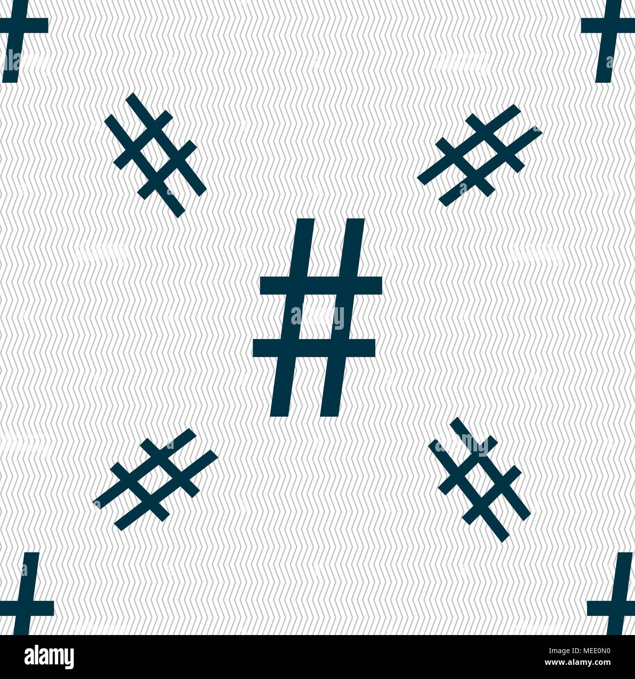 Hash Tag Symbol Stock Vector Images - Alamy