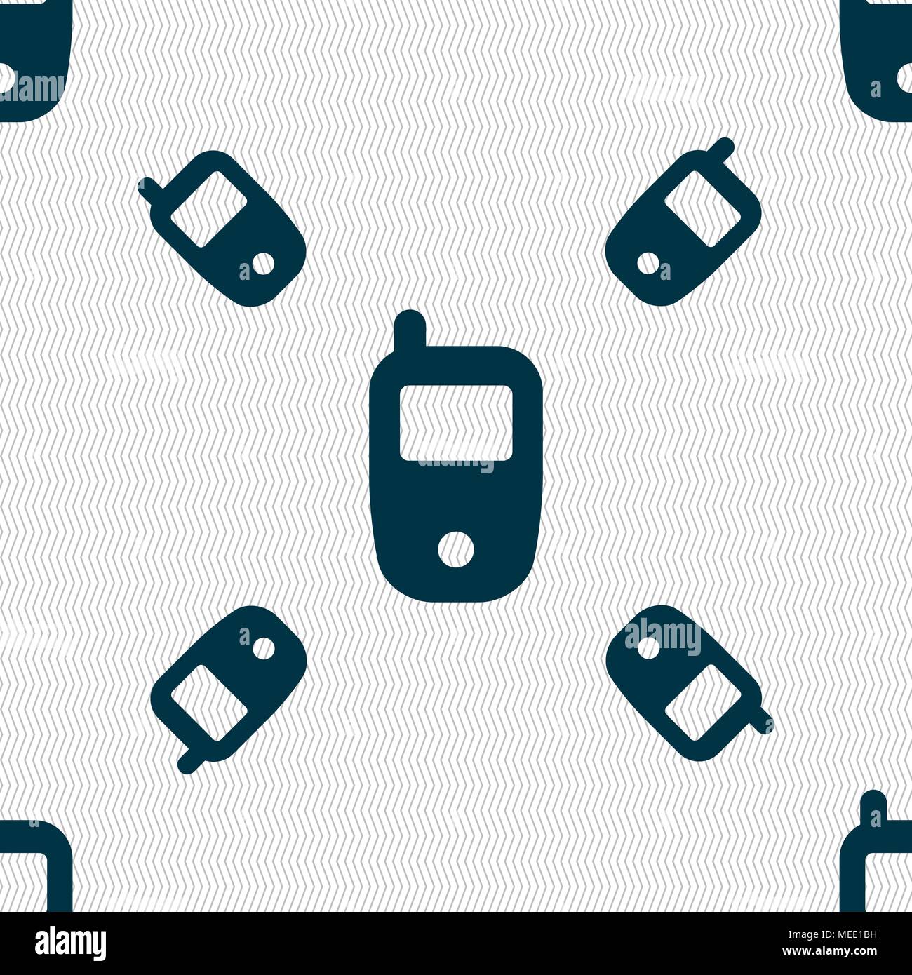 Mobile telecommunications technology symbol. Seamless pattern with ...