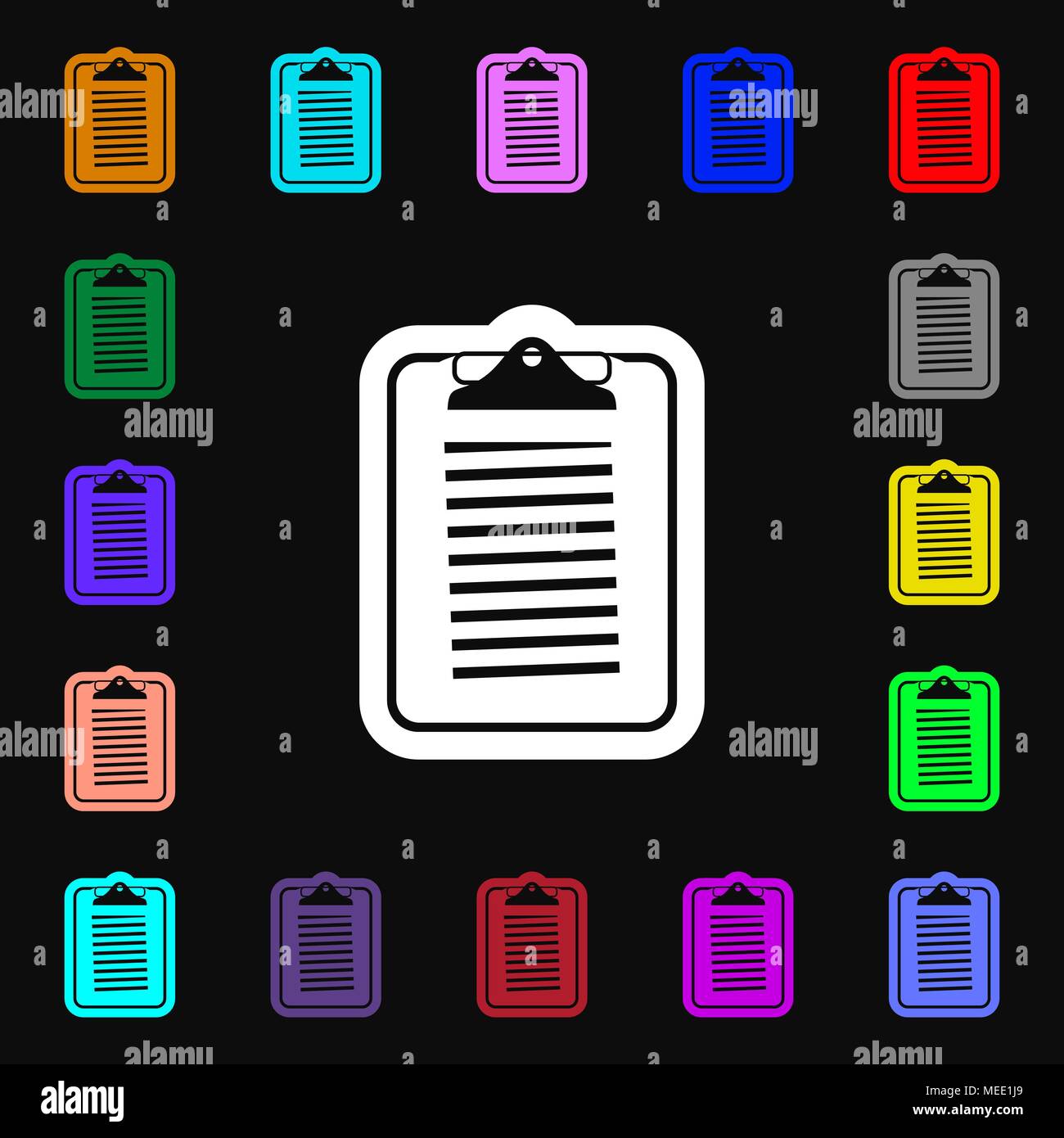Text file icon sign. Lots of colorful symbols for your design. Vector ...