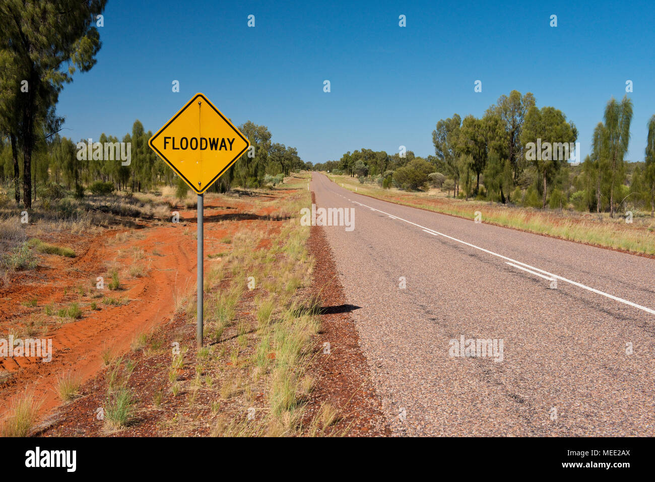 Flood warning road signs hi-res stock photography and images - Alamy